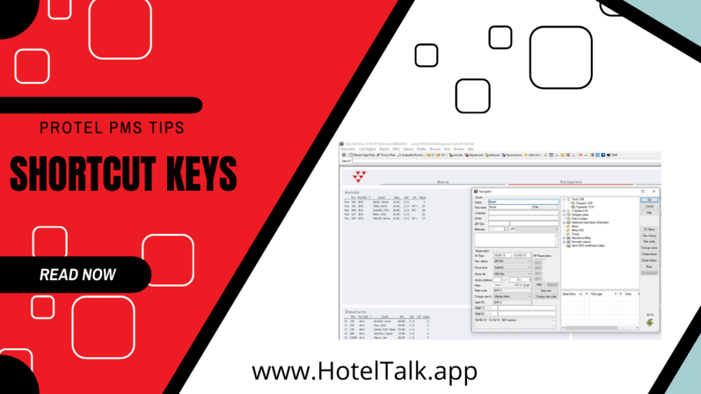 15 Keyboard Short keys or Function Keys - Protel PMS / Hotel Software ...