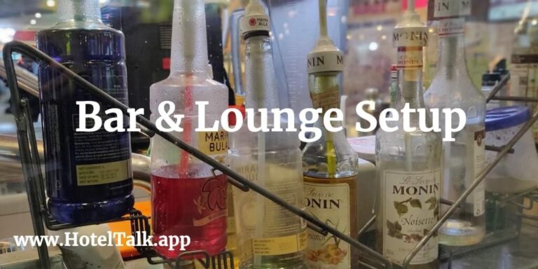 BAR / Lounge Setup - List of Essential Items and Ingredients ...