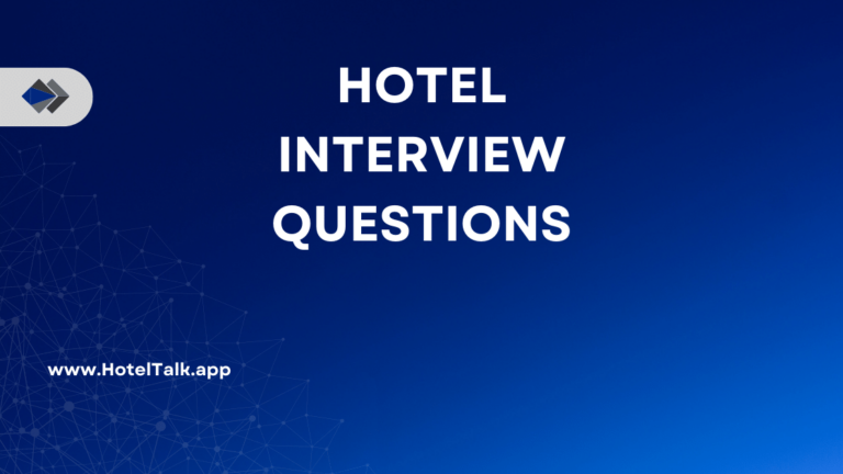 Hotel Interview questions - HotelTalk - For Hoteliers | Guests | Hotel ...