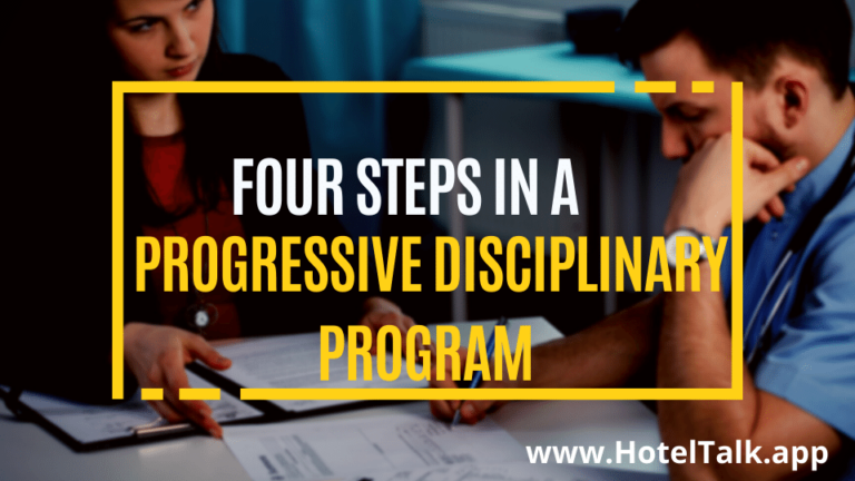 Four Steps In A Progressive Disciplinary Program - HotelTalk - For ...