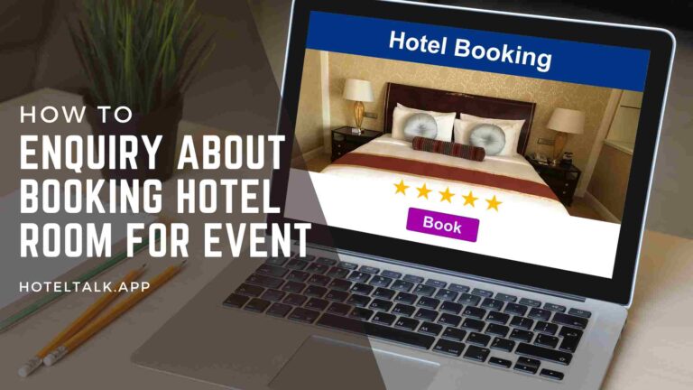 Enquiry About Booking Hotel Room For Event - HotelTalk - For Hoteliers ...